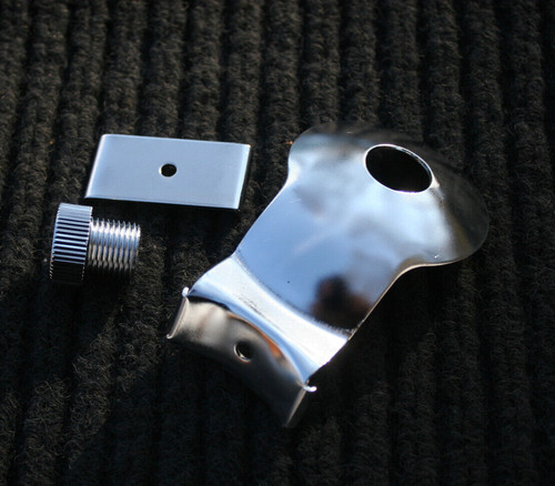 Sun Super Tach II Tachometer CHROME Curved Column Mounting Bracket ...