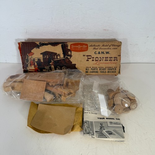 Strombecker 1848-C O Chicago Northwest C&NW Pioneer Locomotive Wood ...