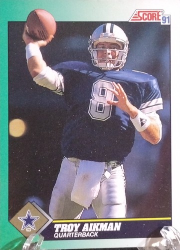 1991 Score #225 Troy Aikman | eBay