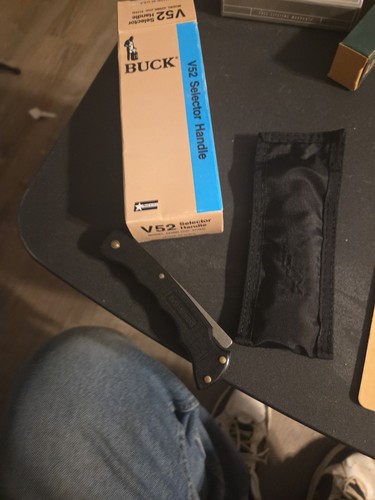BUCK KNIFE V52 Seletor Handle MODEL# 429BK (CAT. #1144) With V52 ...