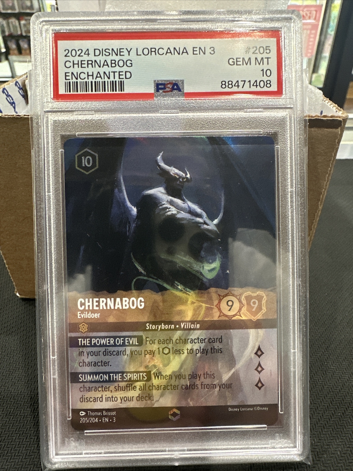 Chernabog - Evildoer 2024 Into the Inklands #205/204 Enchanted ...