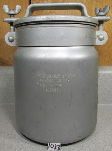 WW2 1945 USN Replacement Sample Powder Tank MK 1 made by T.A.C.U. Co ...