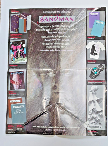 Sandman DC Comics Promo Poster--17" X 22" | eBay