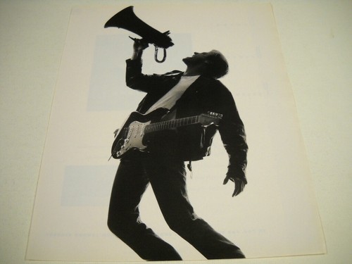 BRYAN ADAMS dynamic image Yelling Into Megaphone no print 1991 Promo ...