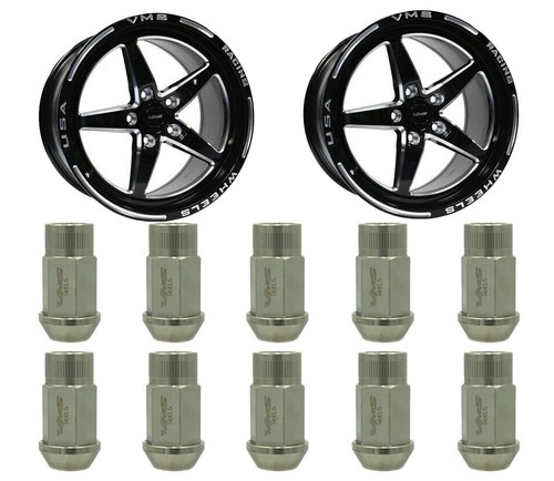 2010-2021 Chevy Camaro SS V6 VMS Wheels 17x10 44ET 5x120 & 10x 14X1.5MM ...
