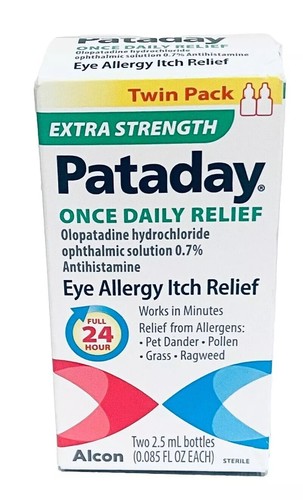 Pataday Once Daily Relief Extra Strength Eye Drops (twin pack) EXP11 ...