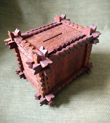 Tramp Art in Antique Wooden Boxes for sale | eBay