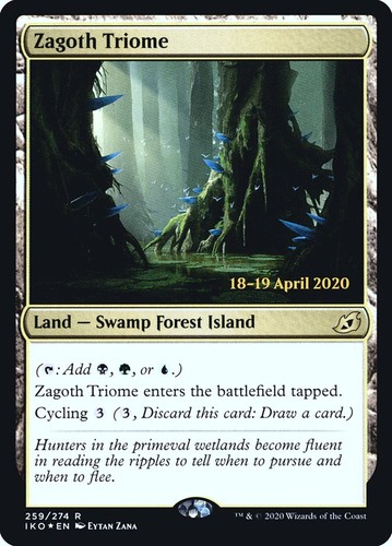 Zagoth Triome [Ikoria: Lair of Behemoths Prerelease Promos] | eBay