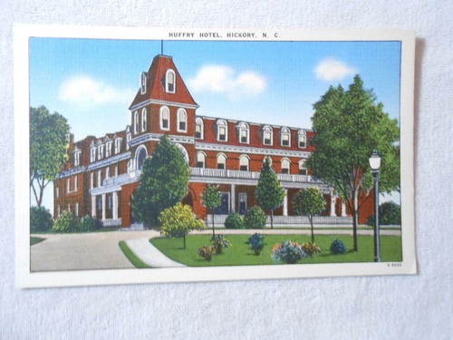 Vintage Postcard - Huffry Hotel - Hickory, NC | eBay