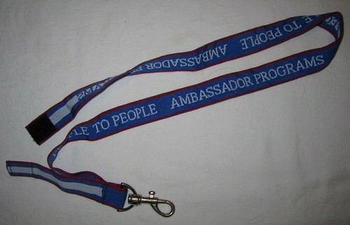 People to People Ambassador Programs Schlüsselband Lanyard NEU (T211 ...