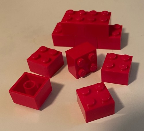 3003 LEGO Parts~(10) 2 x 2 Bricks RED | eBay