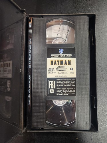 Batman 1989 VHS | eBay