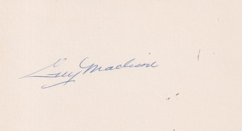 Guy Madison signed 3x5 index card Vintage | eBay