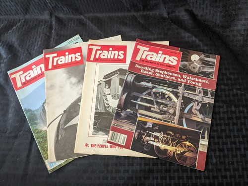 Trains magazines Vintage lot of 4 | eBay