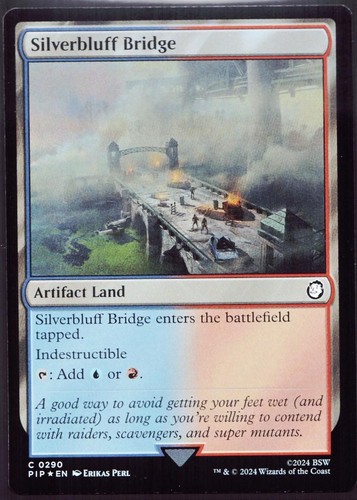 Silverbluff Bridge - 290 Foil MTG Fallout | eBay