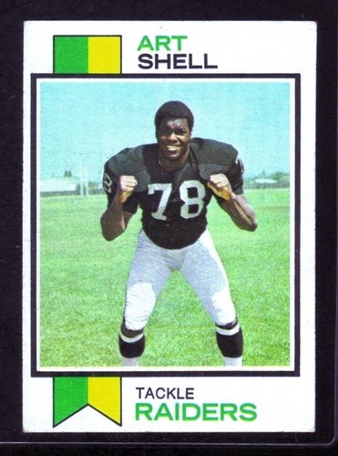 1973 Topps #77 Art Shell OAKLAND RAIDERS Rookie Card ~ EX | eBay
