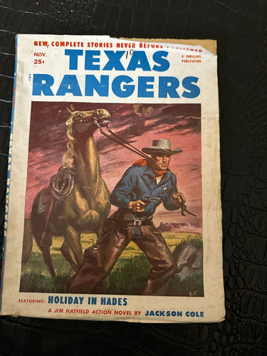 NOVEMBER 1952 TEXAS RANGERS vintage western pulp magazine | eBay