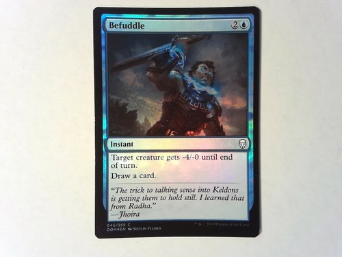 Foil Befuddle Dominaria - Magic the Gathering Mtg - Blue | eBay