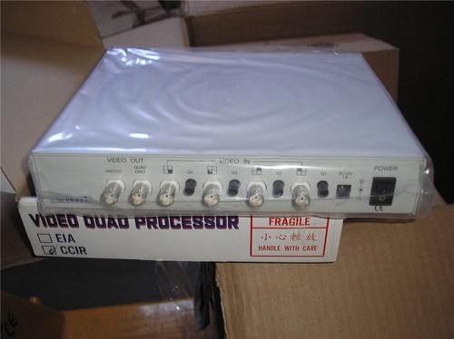 VIDEO B/W QUAD PROCESSOR CCIR - New in Box! | eBay