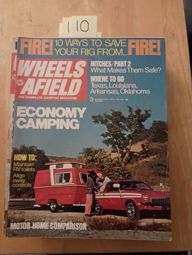 Wheels Afield Magazine February 1973 Vintage Camping Economy Campers ...