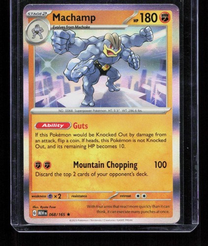 Machamp SV: Scarlet & Violet 151 #068/165 Holo Rare | eBay