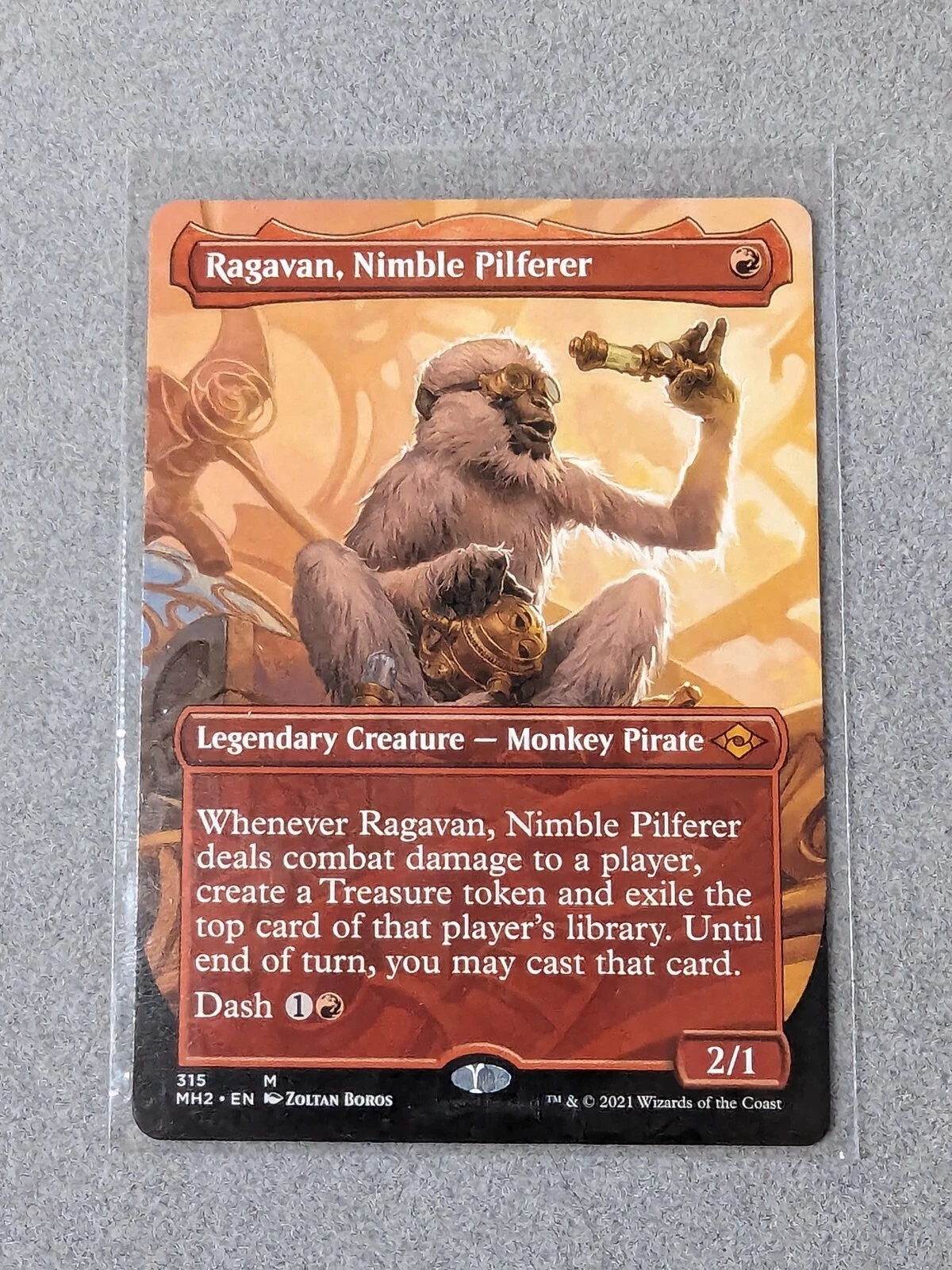 Ragavan, Nimble Pilferer 2021 Modern Horizons 2 #315 Base (Borderless ...