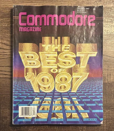 Commodore Magazine Vol. 8, No. 12 December 1987 Vintage Computer Gaming ...
