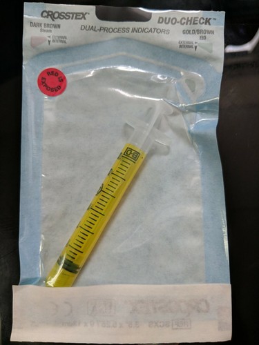 Crosstex Duo-Check Did Process Indicator 3 mL Syringe | eBay