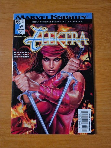 Elektra v2 #3 RECALLED "Nude" Version ~ NEAR MINT NM ~ 2001 Marvel ...
