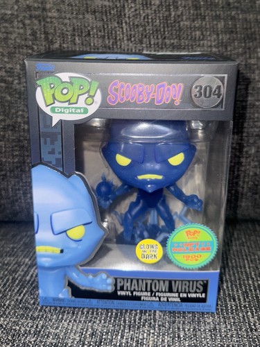 Funko Pop Digital Scooby Doo Phantom Virus Glow in the Dark LE 1900 ...