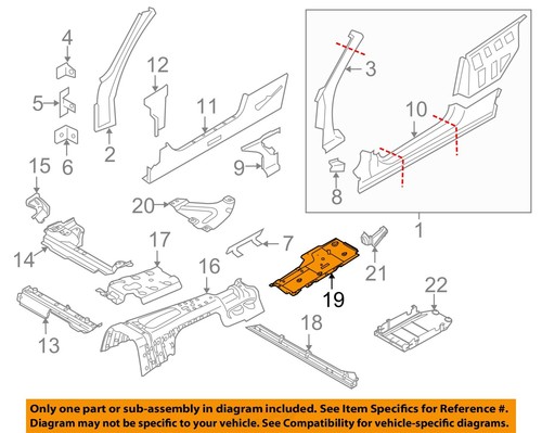 Genuine BMW OEM 51757065909 Underbody Panelling Left for sale online | eBay