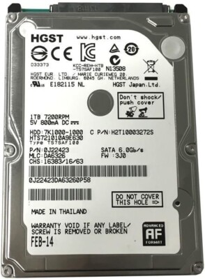1TB Internal Hard Disk Drives for sale | eBay
