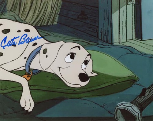 CATE BAUER SIGNED 8x10 PHOTO VOICE OF PERDITA 101 DALMATIANS DISNEY ...