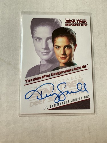 Star Trek Autographed Trading Card DS9 Quotable Dax Terry Farrell | eBay