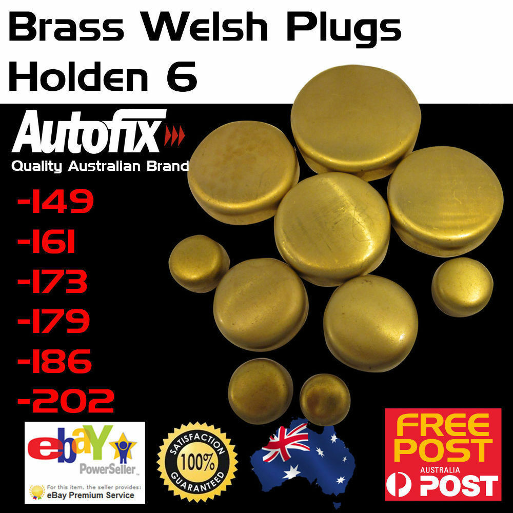 Brass Welch Welsh Freeze Core Plug Set Gallery Kit Fits Ford Falcon 6 4 ...
