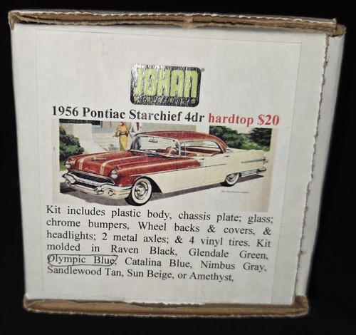 JOHAN 1/25 1956 "DEALER PROMOTION" PONTIAC STAR CHIEF 4DR HARDTOP MODEL ...