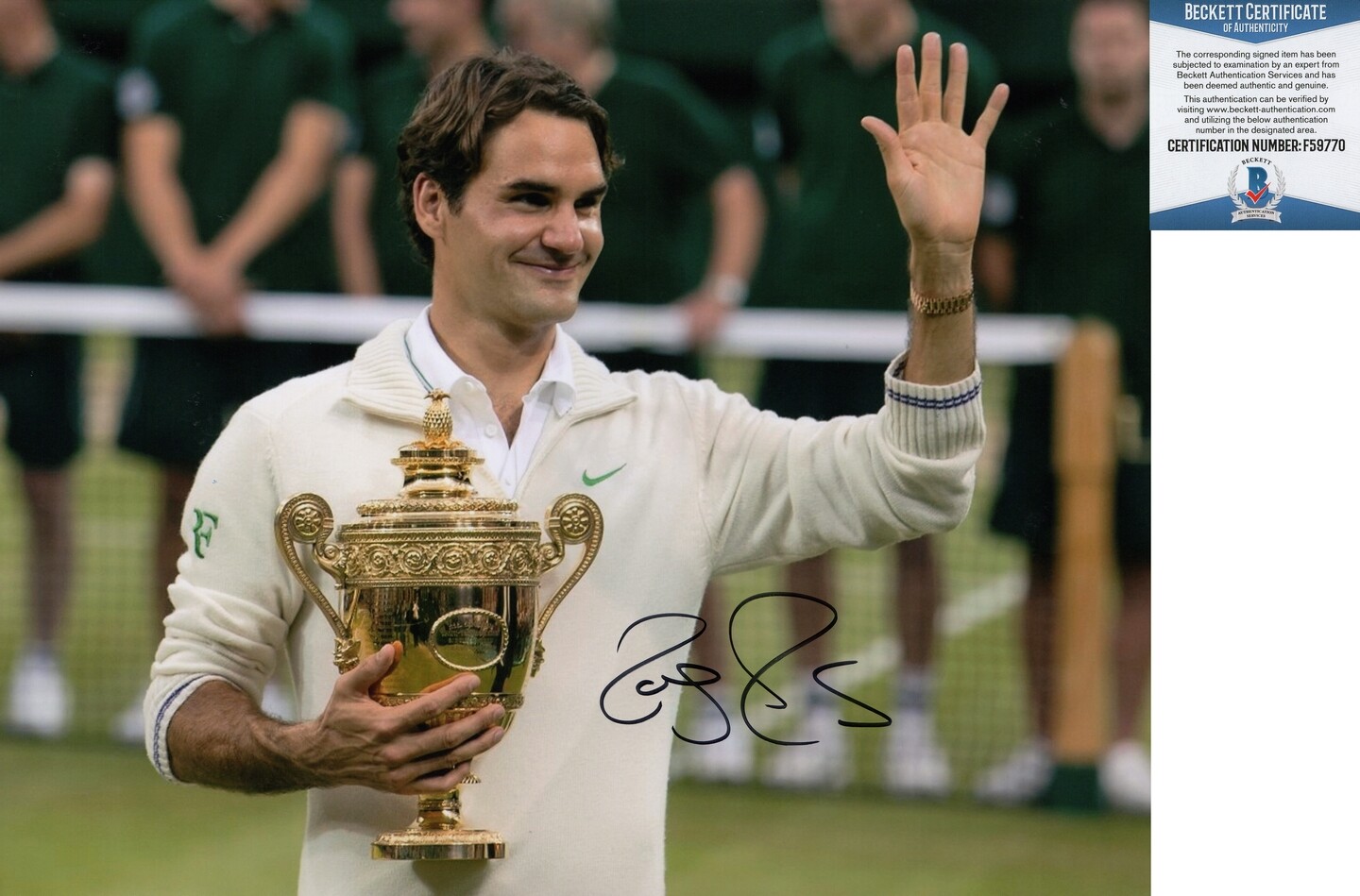 Roger Federer Autographed Memorabilia | Signed Photo, Jersey ...
