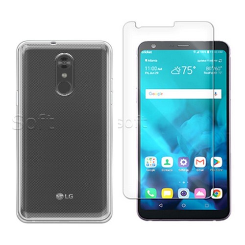 High-Sensitivity Screen Protector + Heavy-Duty TPU Case f LG Stylo 4 ...