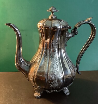 Epbm in Antique Silver Plate Teapots & Sets for sale | eBay