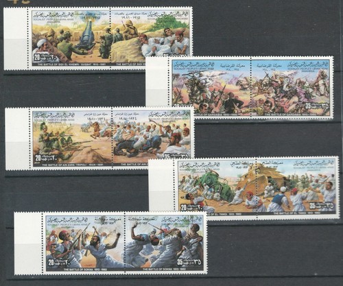 LIBYA AFRICA WAR MILITARY FULL MNH SET OF STAMPS LOT (LIBIA 673) | eBay