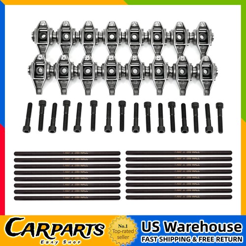 LS1 Rocker Arms with 7.400" Pushrods for Sierra LS2 LS6 LQ4 LQ9 LM7 4.8 ...