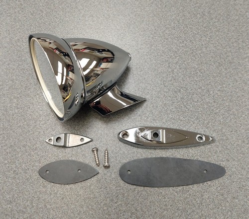 Talbot Mirror, Race Type 3-1/2" flat lens - 1965 -1966 Shelby Mustang ...