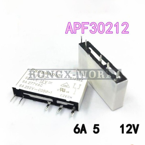 10PC 12V APF30212 Panasonic DC12V 6A Power Relay 5Pins NEW | eBay