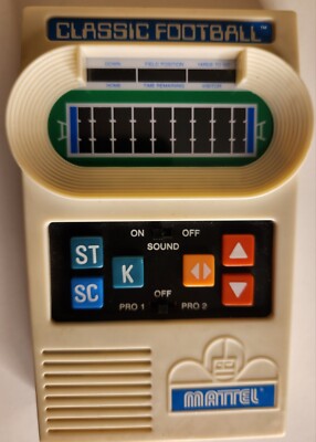 Classic Football Mattel (2000) Retro Handheld Games
