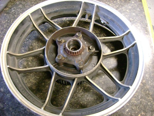 84 Honda Nighthawk CB650SC CB 650 SC CB650 Rear Rim Wheel 1984 Back 16 ...
