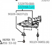 5320953080 Genuine Toyota DUCT, COOL AIR INTAKE 53209-53080 | eBay