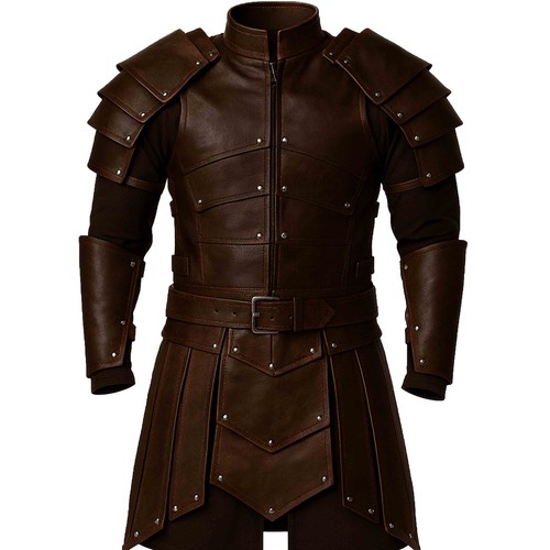 Medieval Leather Armor Suit Larp Cosplay armor Set Leather Knight ...
