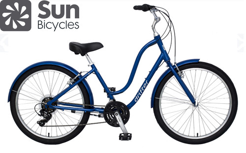 Cruiser Comfort BIKE SUN DRIFTER Alloy Ladies Step Thru Frame 21 Speed ...