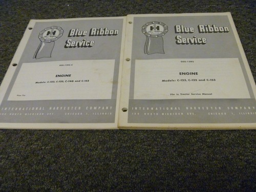 International C123 C135 C146 C153 Engine Shop Service Repair Manual GSS ...
