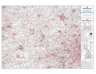 Postcode Map for sale | eBay